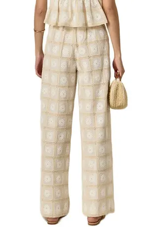 English Factory The Bria Crochet Pants