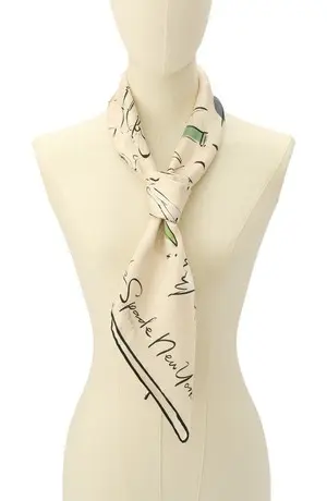 Kate Spade New York New York Dream Silk Square Scarf
