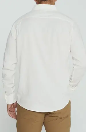 7 Diamonds Oasis Linen Blend Button-up Shirt - White