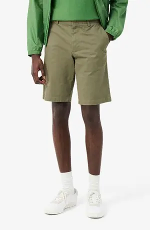 Lacoste Twill Bermuda Chino Shorts - Khaki