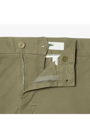 Lacoste Twill Bermuda Chino Shorts - Khaki