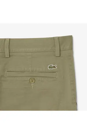 Lacoste Twill Bermuda Chino Shorts - Khaki