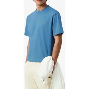Lacoste Cotton Crewneck T-shirt - Abyss Blue