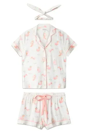 PJ Salvage Paloma Mama Short Pajamas & Headband Set