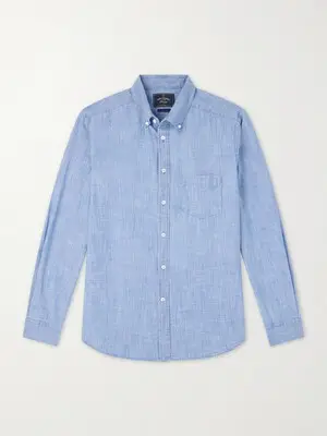 Portuguese Flannel Cotton-chambray Shirt