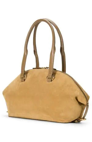 Staud Hester Suede Shoulder Bag - Hazel