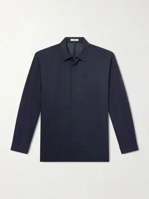 ATON Wool-gauze Shirt
