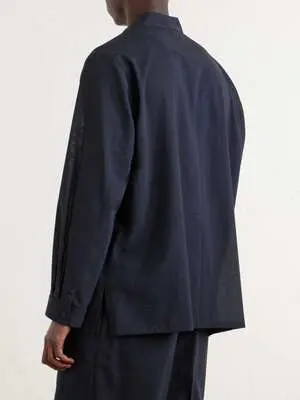 ATON Wool-gauze Shirt