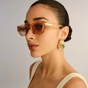 Le Specs Cubito Sunglasses - Sand