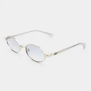Le Specs Icicle Sunglasses - Silver Smoke
