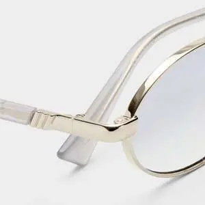 Le Specs Icicle Sunglasses - Silver Smoke