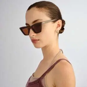Le Specs Velodrome Polarized Sunglasses - Cocoa