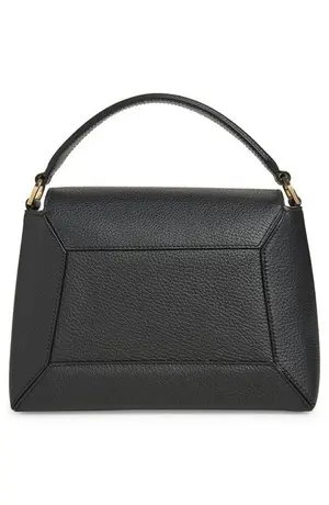 Strathberry Mosaic Leather Top Handle Bag - Black