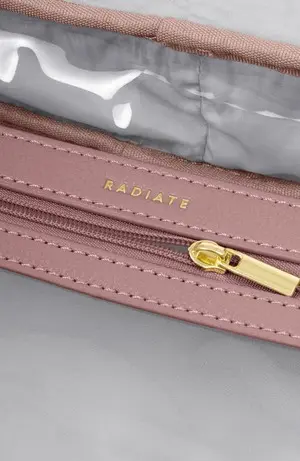 KATIE LOXTON Hanging Makeup And Toiletry Bag - Deep Rose