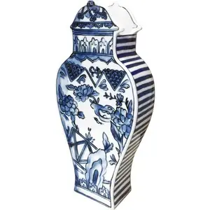 TWIG NEW YORK Well Versed Medium Blue Vase - Multi