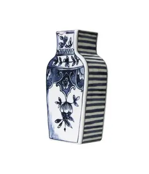 TWIG NEW YORK Well Versed Small Blue Vase - Multi