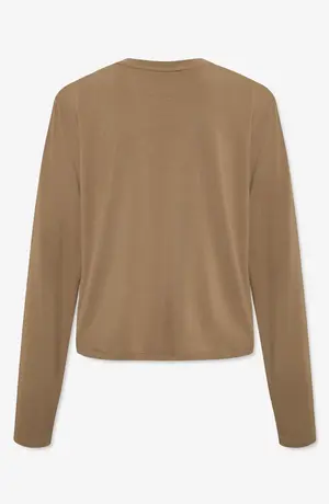 THIRTY YEARS Modal Long Sleeve Tee - Toffee