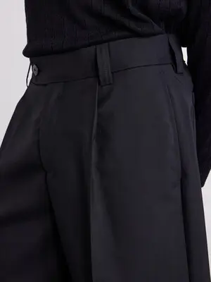 MFPEN Wide-leg Wool Shorts