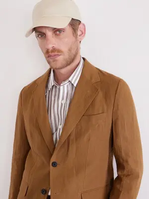 Paul Smith Linen Baseball Cap