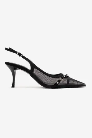 PROLOGUE SHOES Pioren Stiletto Pump - Black
