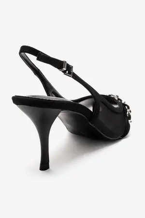 PROLOGUE SHOES Pioren Stiletto Pump - Black