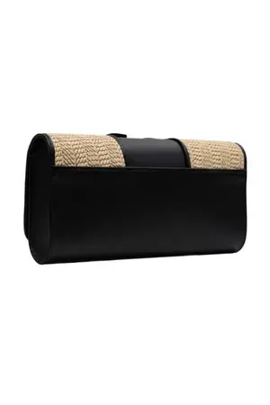 Perrin La Parisienne Raphia Clutch
