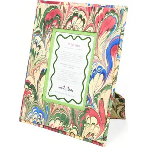 INNER CHILD Hand-marbled Large Wall Picture Frame5x7 - Multicolor