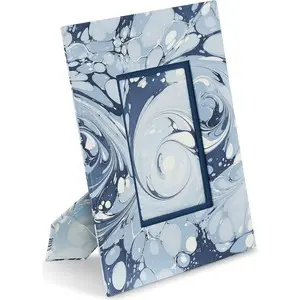 INNER CHILD Hand-marbled Large Wall Picture Frame5x7 - Ocean Wave