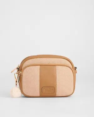 POM POM LONDON Original Crossbody Bag - Maple
