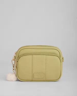 POM POM LONDON Pom Pom London Original Crossbody Bag Pale Fern