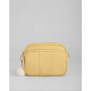 POM POM LONDON Pom Pom London Original Crossbody Bag Straw