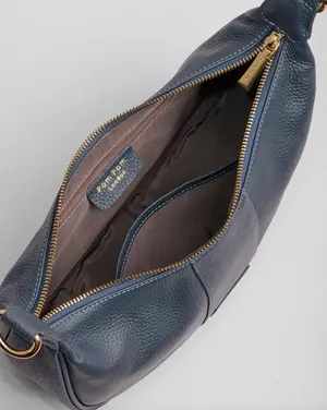 POM POM LONDON Sutton Sling Crossbody Bag - Navy