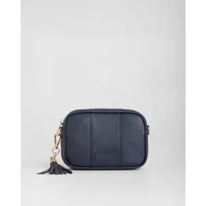 POM POM LONDON POM POM LONDON City Mini Crossbody Bag Navy