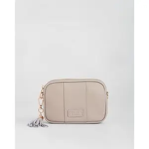 POM POM LONDON POM POM LONDON City Mini Crossbody Bag Stone