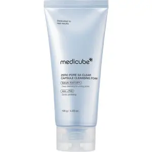 Name Medicube Zero Pore Sa Clear Capsule Cleansing Foam Blue