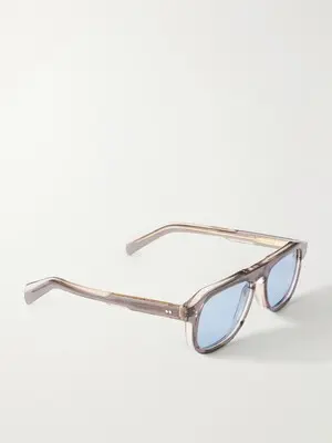 CUTLER AND GROSS Gr14 Aviator-style Sunglasses - Brown