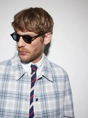 Thom Browne Round-frame Sunglasses - Black