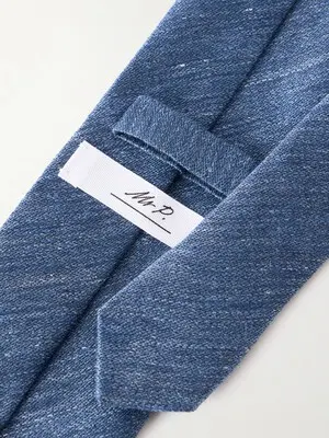 Mr P. 8cm Linen And Silk-blend Tie
