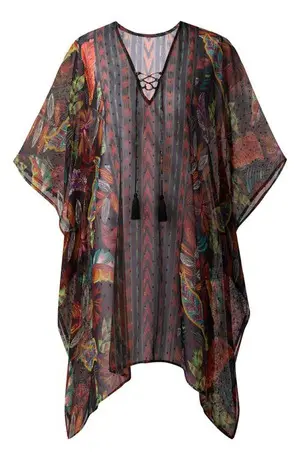 Miraclesuit Pluma Orla Metallic Kaftan