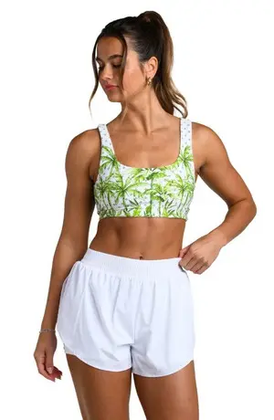 La Blanca Club Palm Sports Bra - Lime