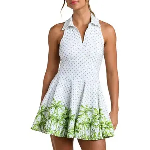 La Blanca Club Palm Tennis Dress - Lime