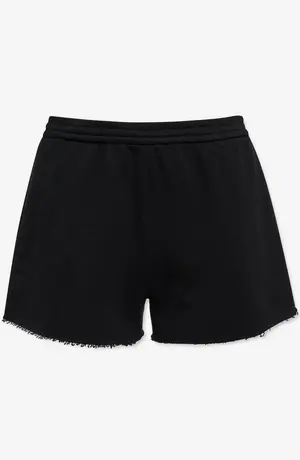 THIRTY YEARS Mid-rise French Terry Sweatshorts - Black