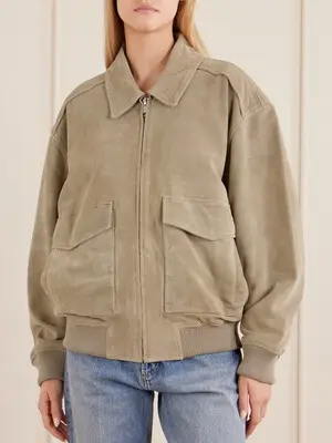 Citizens Of Humanity Vivienne Suede Jacket - Neutrals