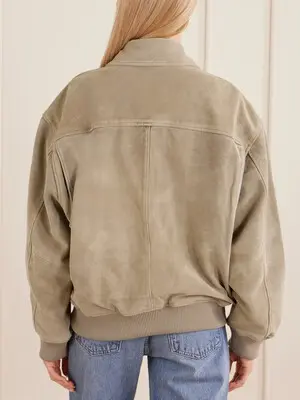 Citizens Of Humanity Vivienne Suede Jacket - Neutrals