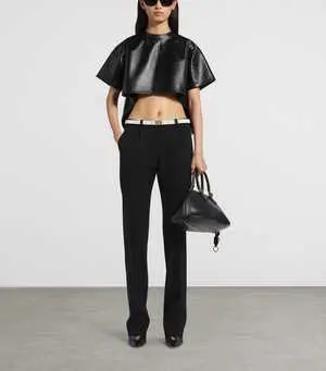 Balenciaga Stretch-wool Slim Trousers