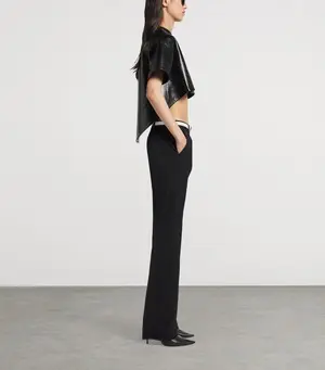 Balenciaga Stretch-wool Slim Trousers