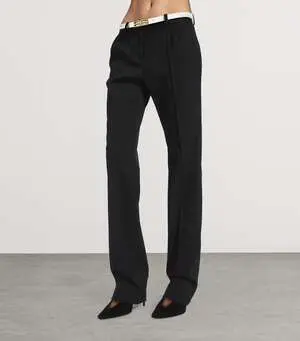 Balenciaga Stretch-wool Slim Trousers