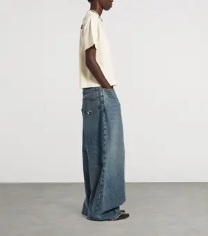 Balenciaga Cotton Logo Cropped T-shirt - White