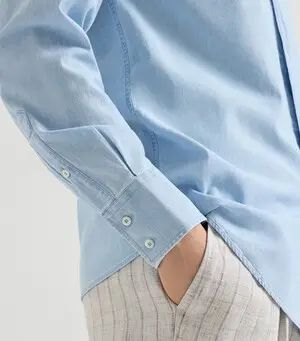 Brunello Cucinelli Denim Shirt - Blue
