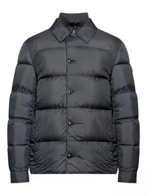 Moncler Buttoned Padded Jacket - Black